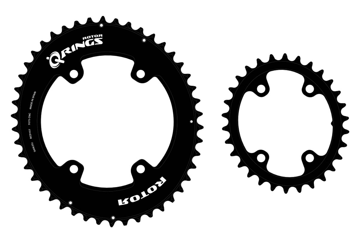 Rotor Q-Rings en ronde kettingbladen voor Shimano GRX en Sram AXS