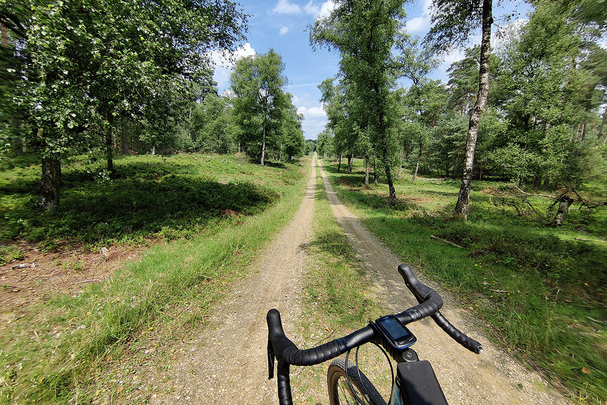 Komoot Green Divide gravelroute: 300 km groen Nederland - Velozine